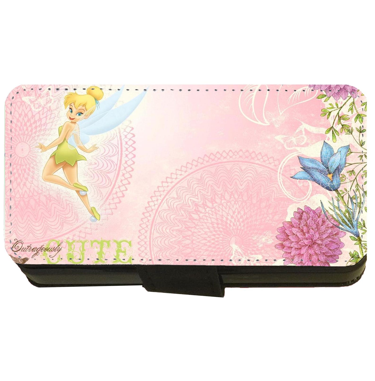 Tinkerbell Fairy Disney Inspired Flip/wallet Phone Case for All Apple ...