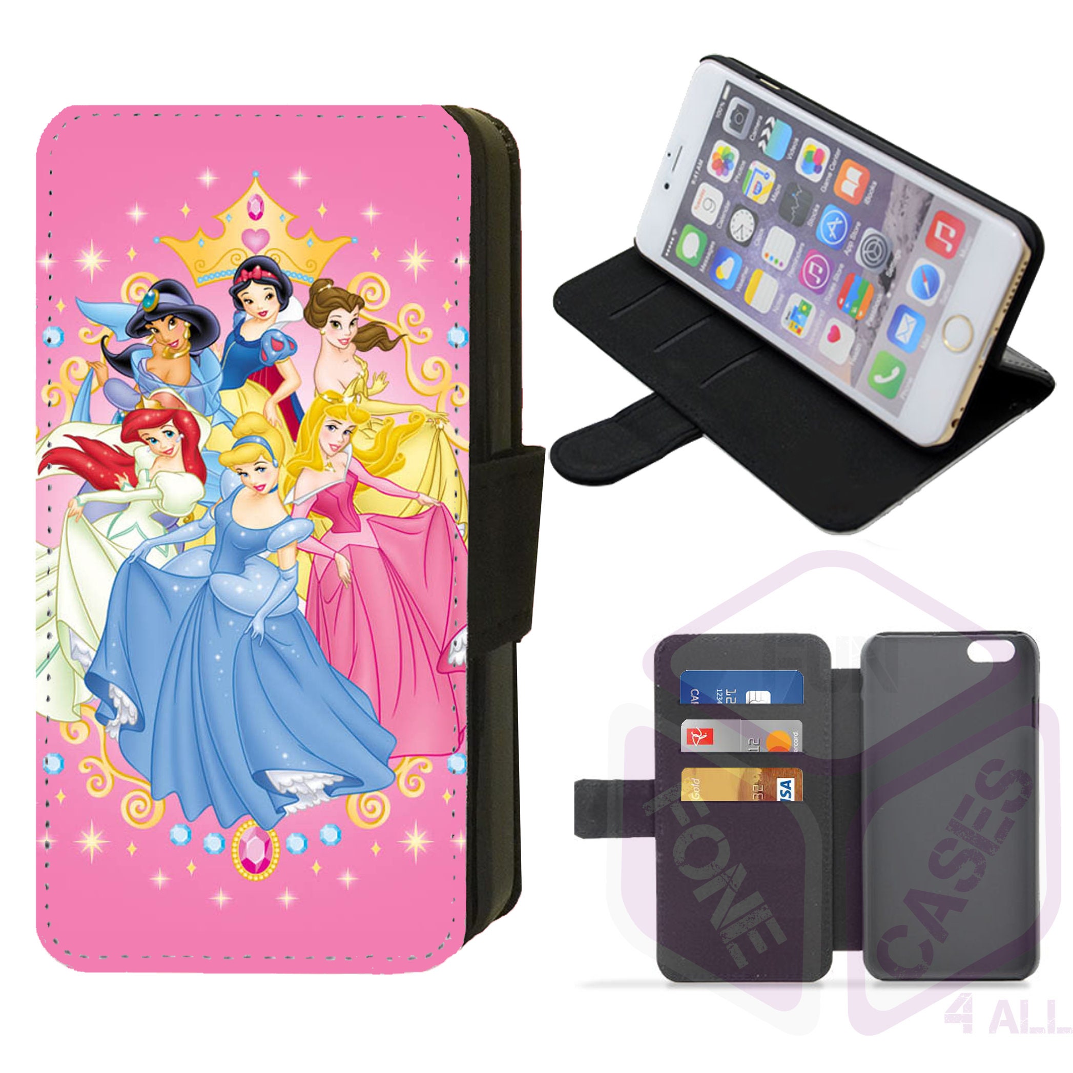 Disney Princess & Castles Disney Inspired Flip Phone Case | Etsy UK