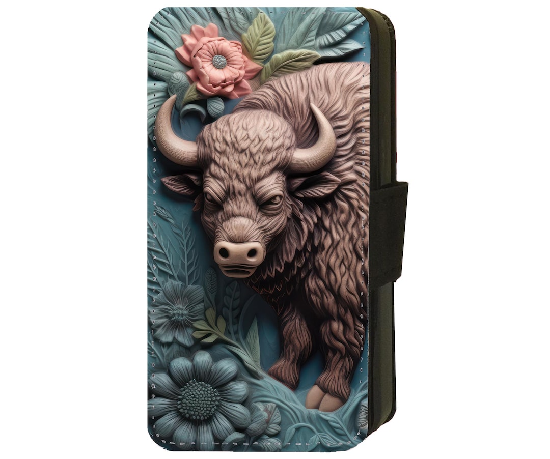 Google Pixel - Bison 3D - Printed Effect Flip/wallet Phone Case - Etsy