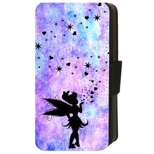 Tinkerbell Fairy Disney Inspired Flip/wallet Phone Case for All Apple ...