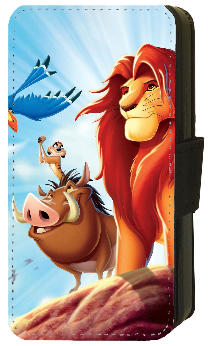 Lion King Simba Pumbaa Timon Zazu Printed Flip Phone Case - Etsy