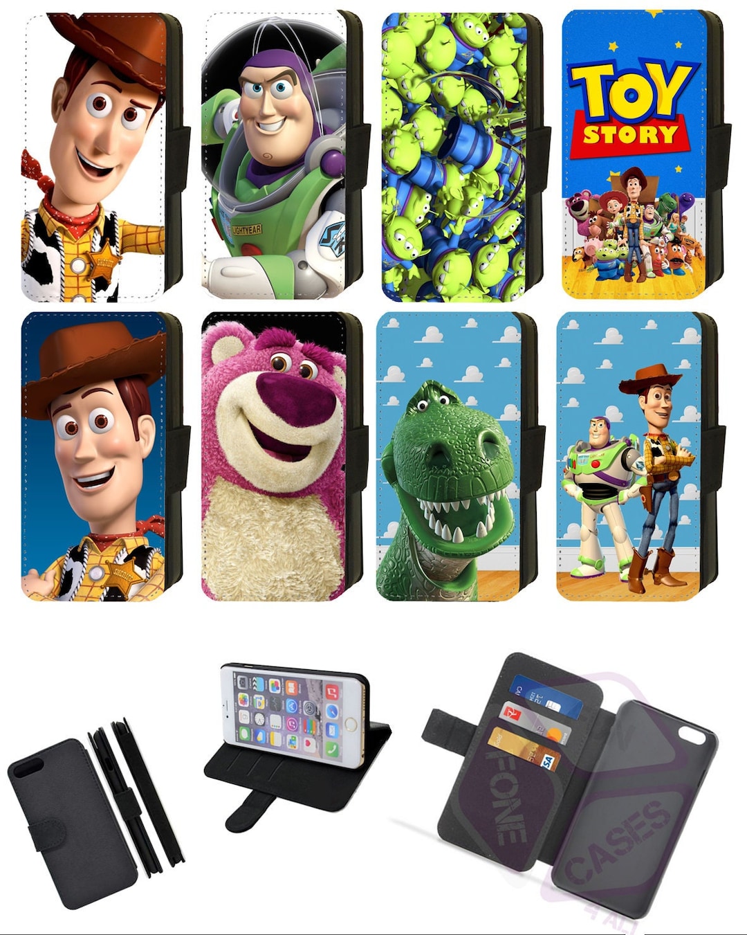 Toy Story Woody Jessie Bullseye Flip/wallet Phone Case iPhone - Etsy