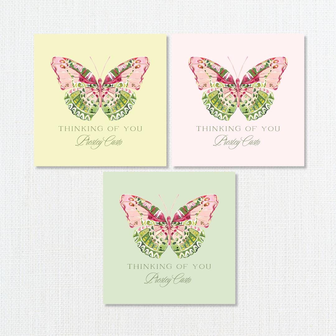 Custom Butterfly Enclosure Card, Personalized Gifts, Mothers Day Gifts ...