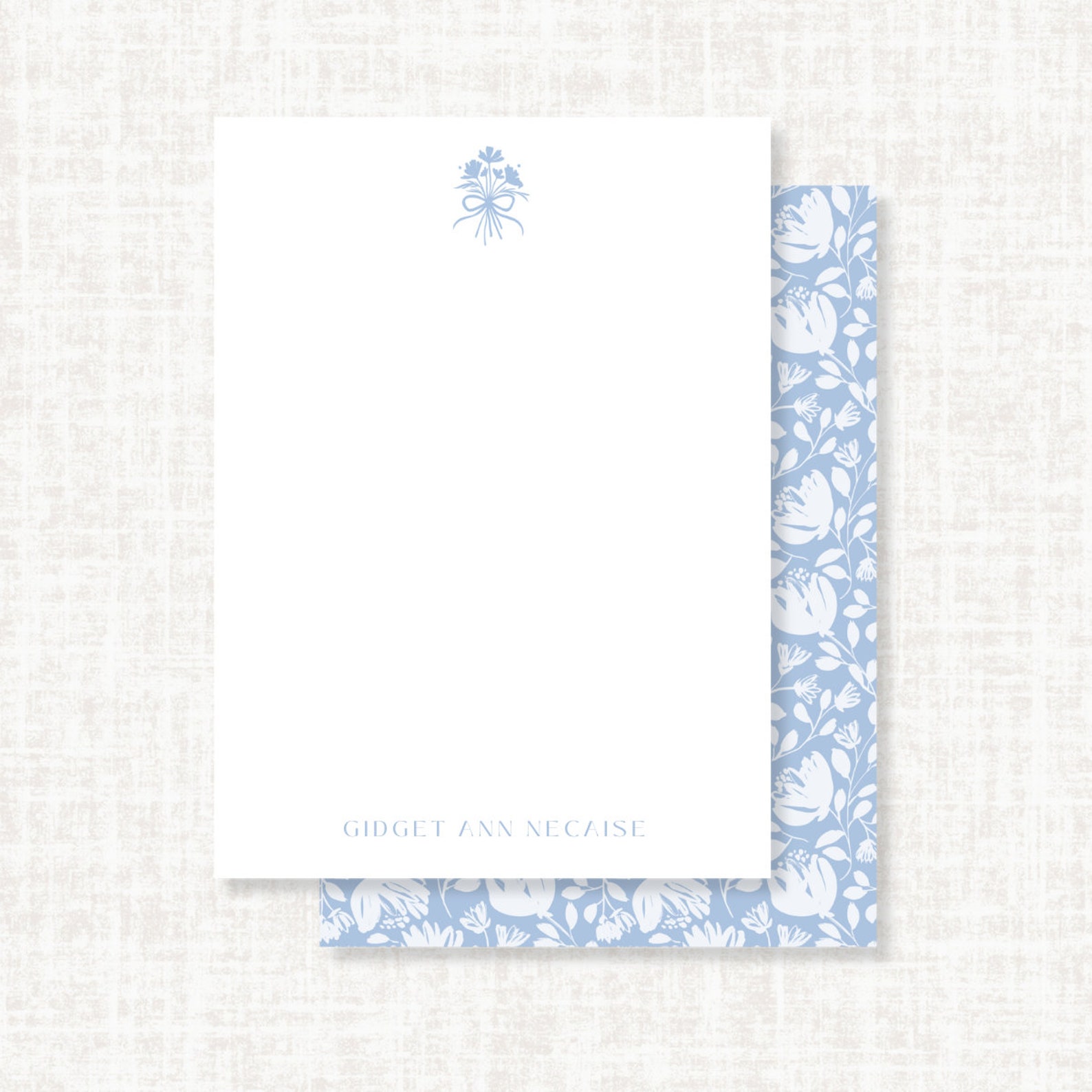 Custom Floral Southern Stationery, Personalized Notecards, Personalized ...
