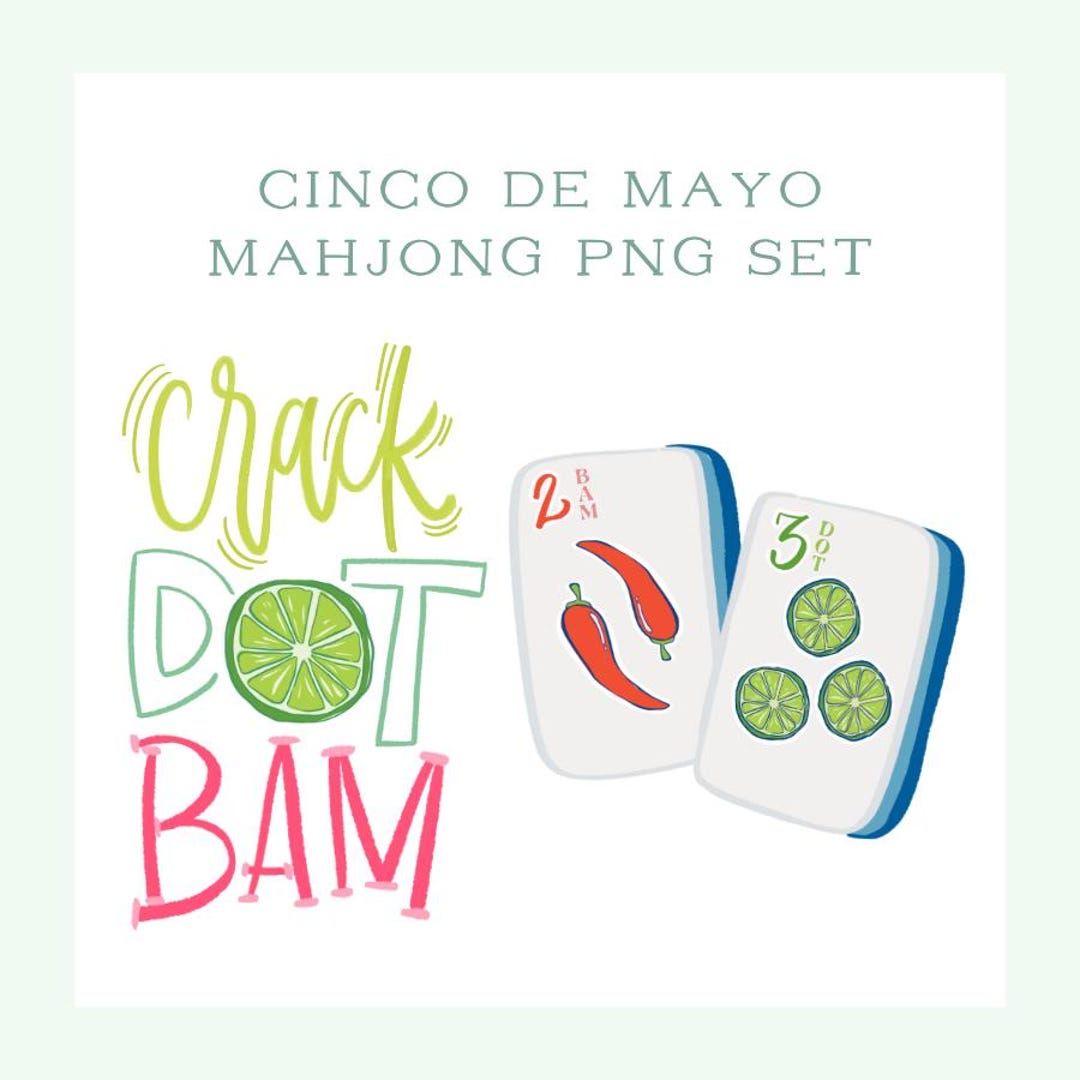 Cinco De Mayo Mahjong Clipart PNG Files - Etsy