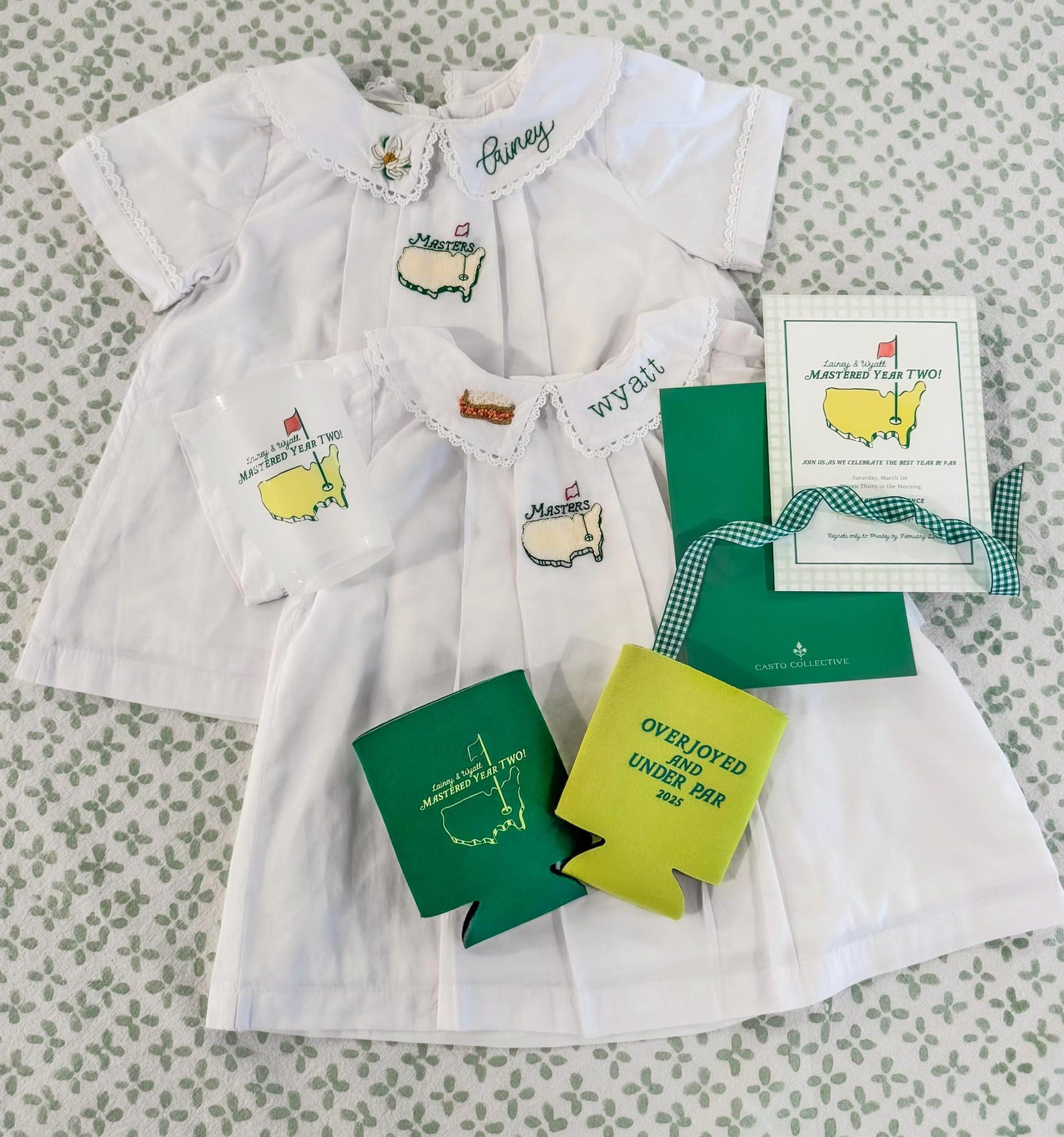Masters Inspired Birthday Invitation, Golf Party Invite - Etsy