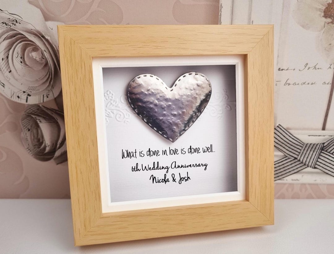 IRON Anniversary Gift 6th Wedding Anniversary 6th Anniversary Iron Gift ...