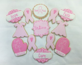 Cancer cookies | Etsy