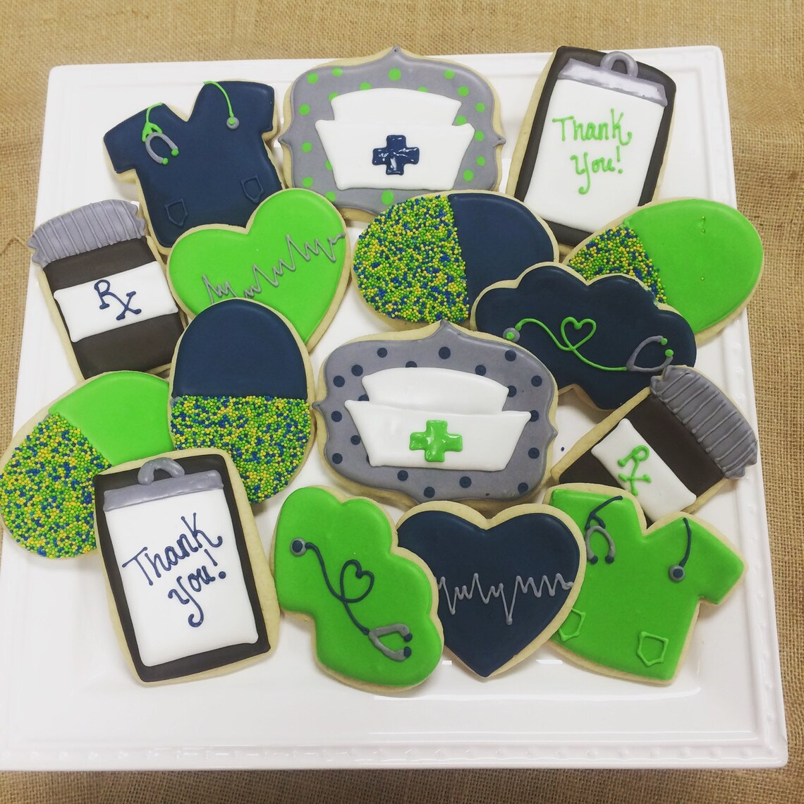 Nursing/medical Sugar Cookies (36 Cookies) - Etsy