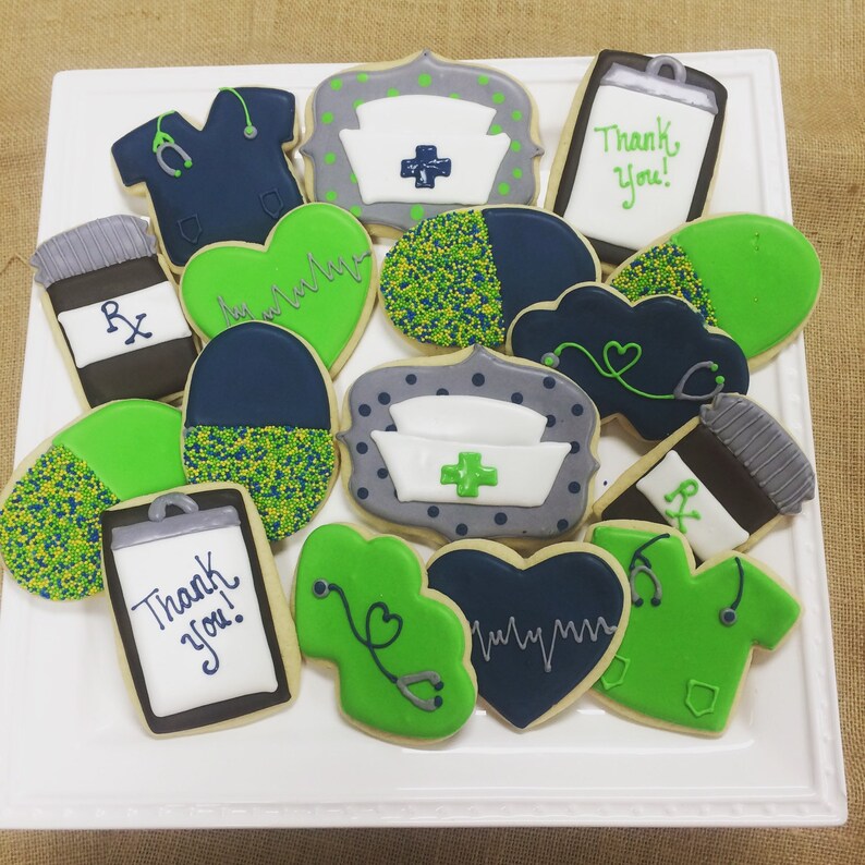 Nursing/medical Sugar Cookies 36 Cookies | Etsy