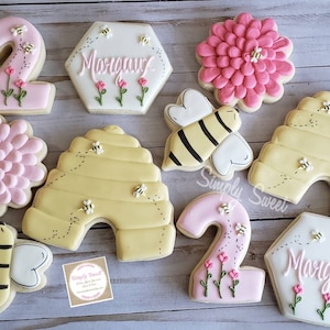 Busy Bee Birthday Cookies (36 Cookies) - Etsy