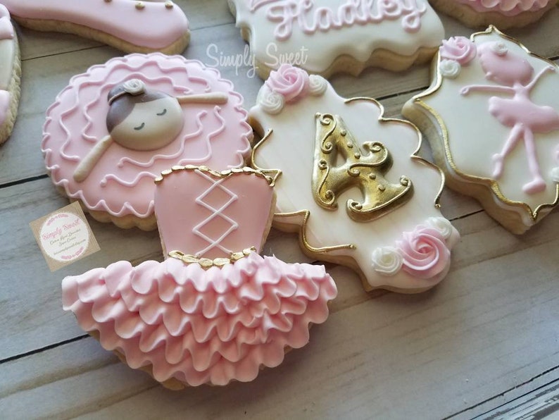Ballerina/ballet Sugar Cookies (36 Cookies) - Etsy
