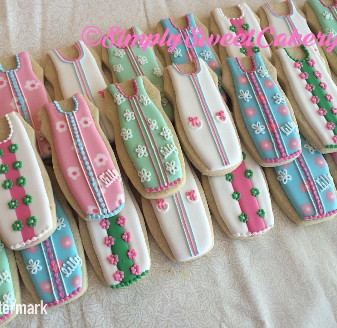 Lilly Inspired Dress Cookies 36 Cookies - Etsy