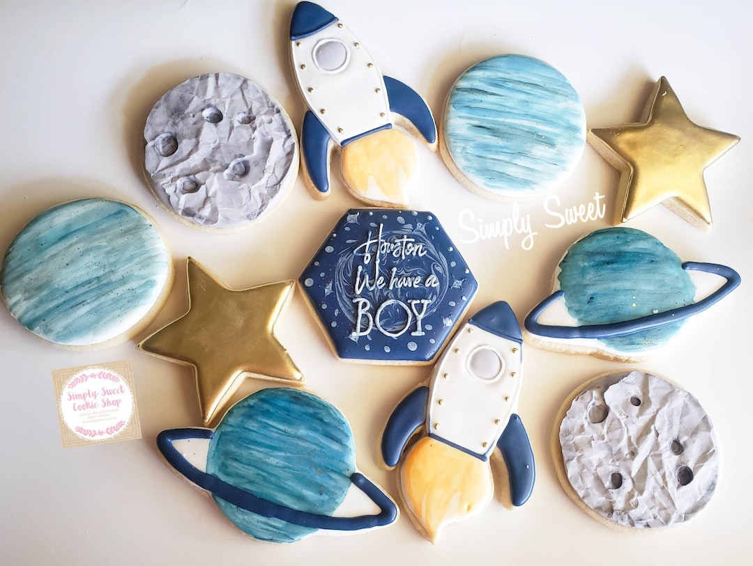 Space Themed Cookies (36 Cookies) - Etsy