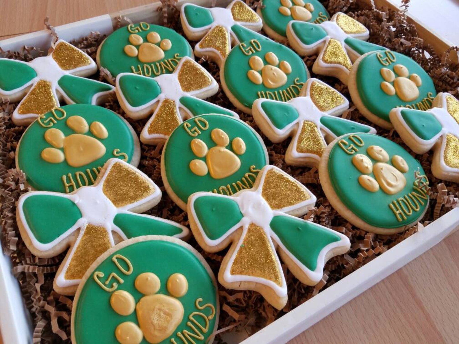 Bow and Logo Cheer Sugar Cookies 36 Cookies - Etsy