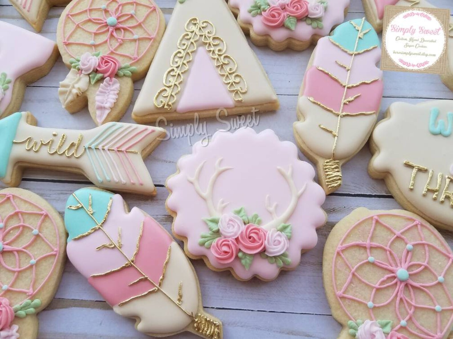 Young, Wild and Three Tribal Sugar Cookies - Etsy