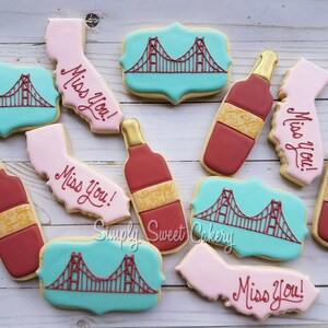 California Themed Cookies (36 Cookies) - Etsy