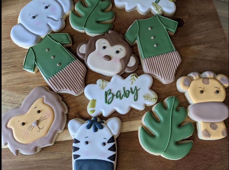 Jungle Themed, Wild One Birthday Cookies (36 Cookies) - Etsy