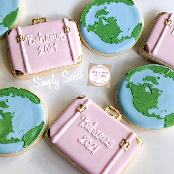 Travel Cookies - Etsy
