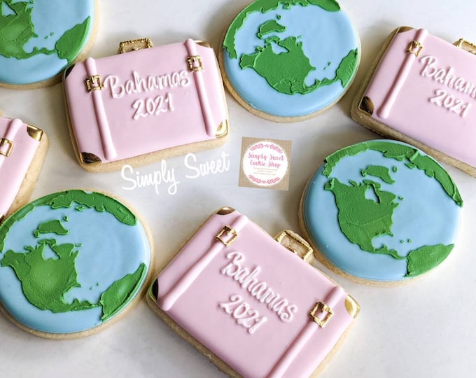 Travel Theme Cookies - Etsy