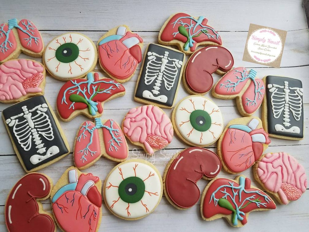 Organ/body Sugar Cookies (60 Cookies) - Etsy
