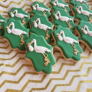 Stork Cookies (36 Cookies) - Etsy