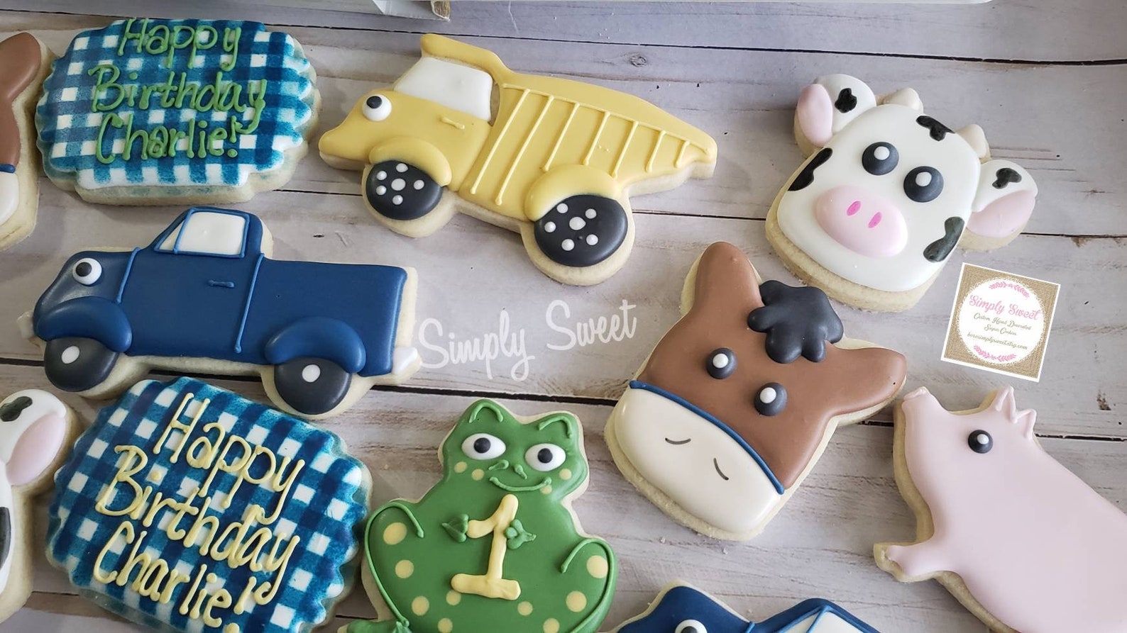 Little Blue Truck Cookies (55 Cookies) - Etsy