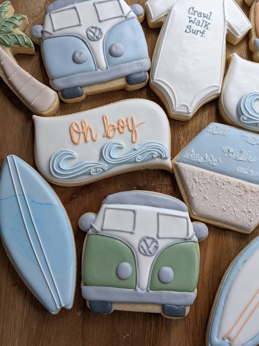 VW Bus Cookies, Bus Only (48 Cookies) - Etsy