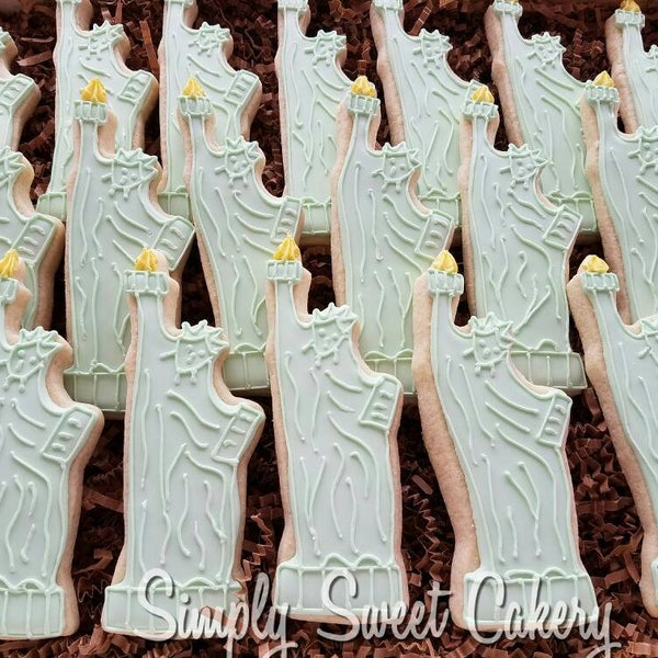 Statue of Liberty Cookie - Etsy