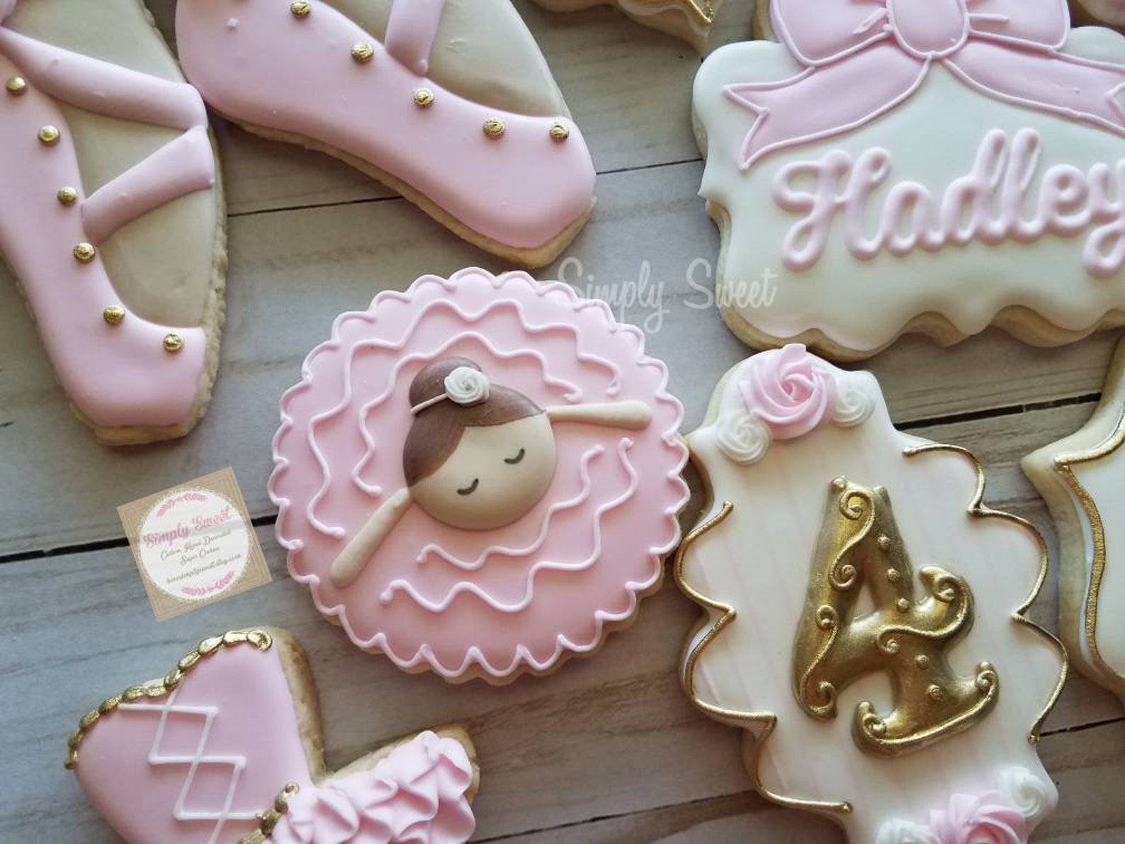 Ballerina/ballet Sugar Cookies 36 Cookies - Etsy