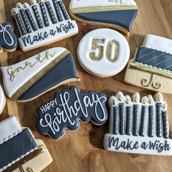 70th Birthday Cookies - Etsy