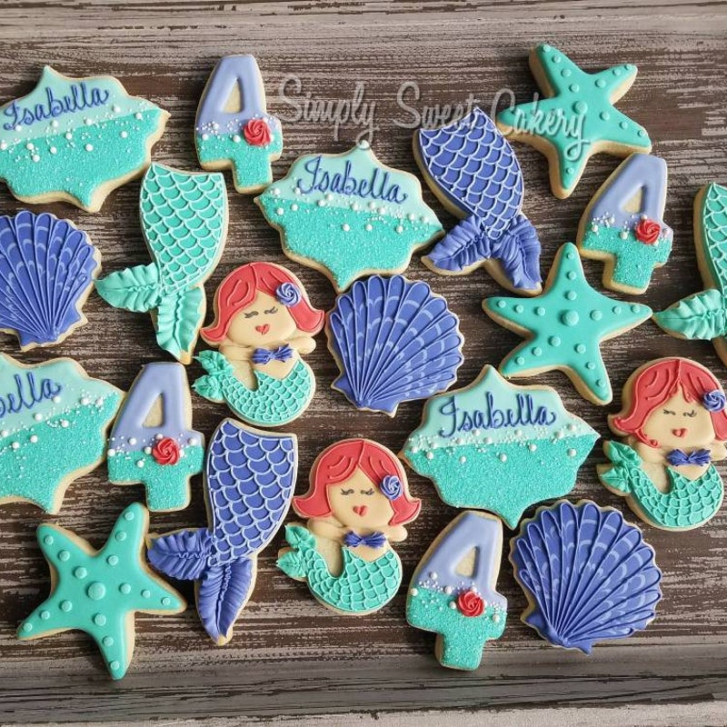 Mermaid Tail Cookie - Etsy