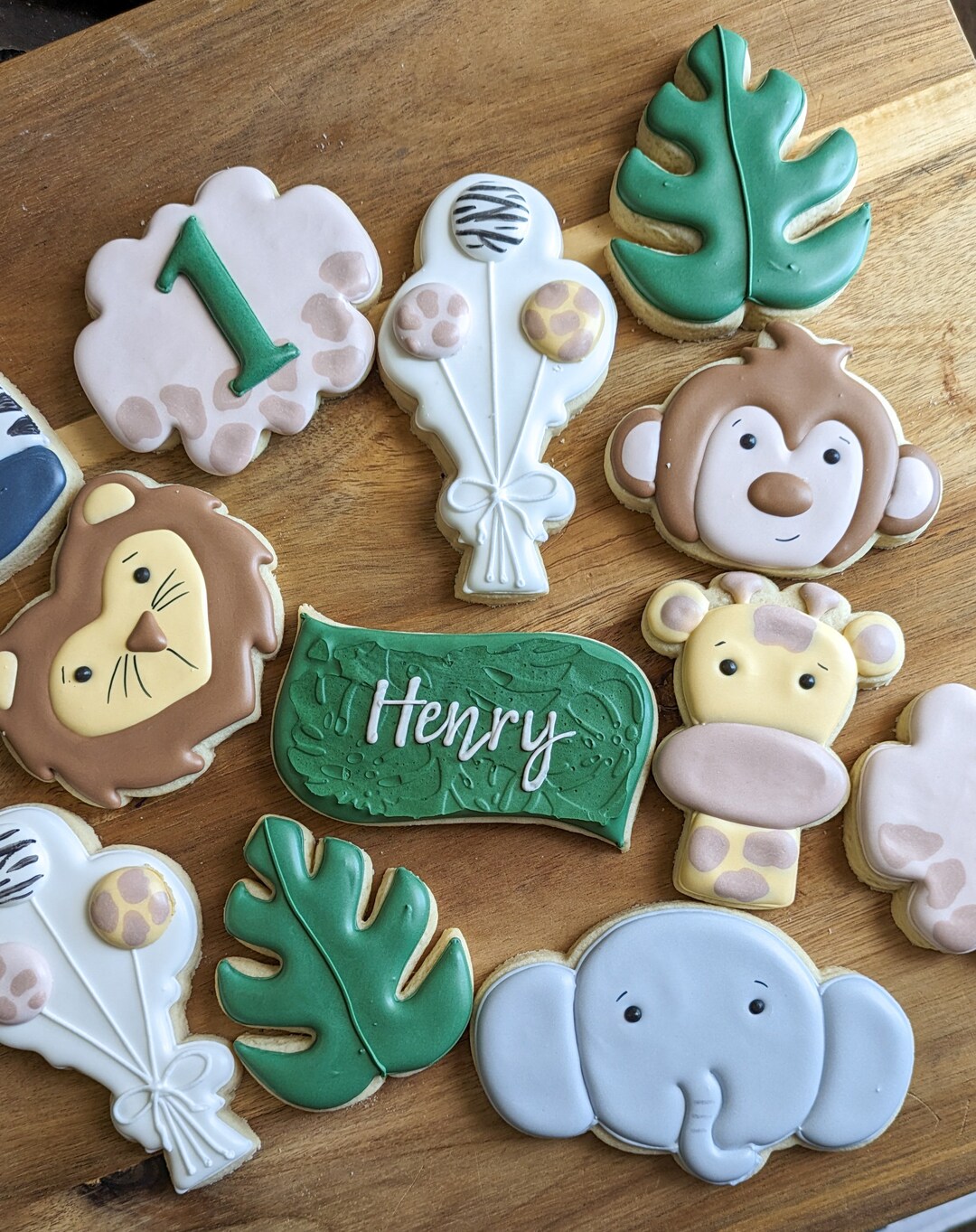 Jungle Themed, Wild One Birthday Cookies (36 Cookies) - Etsy
