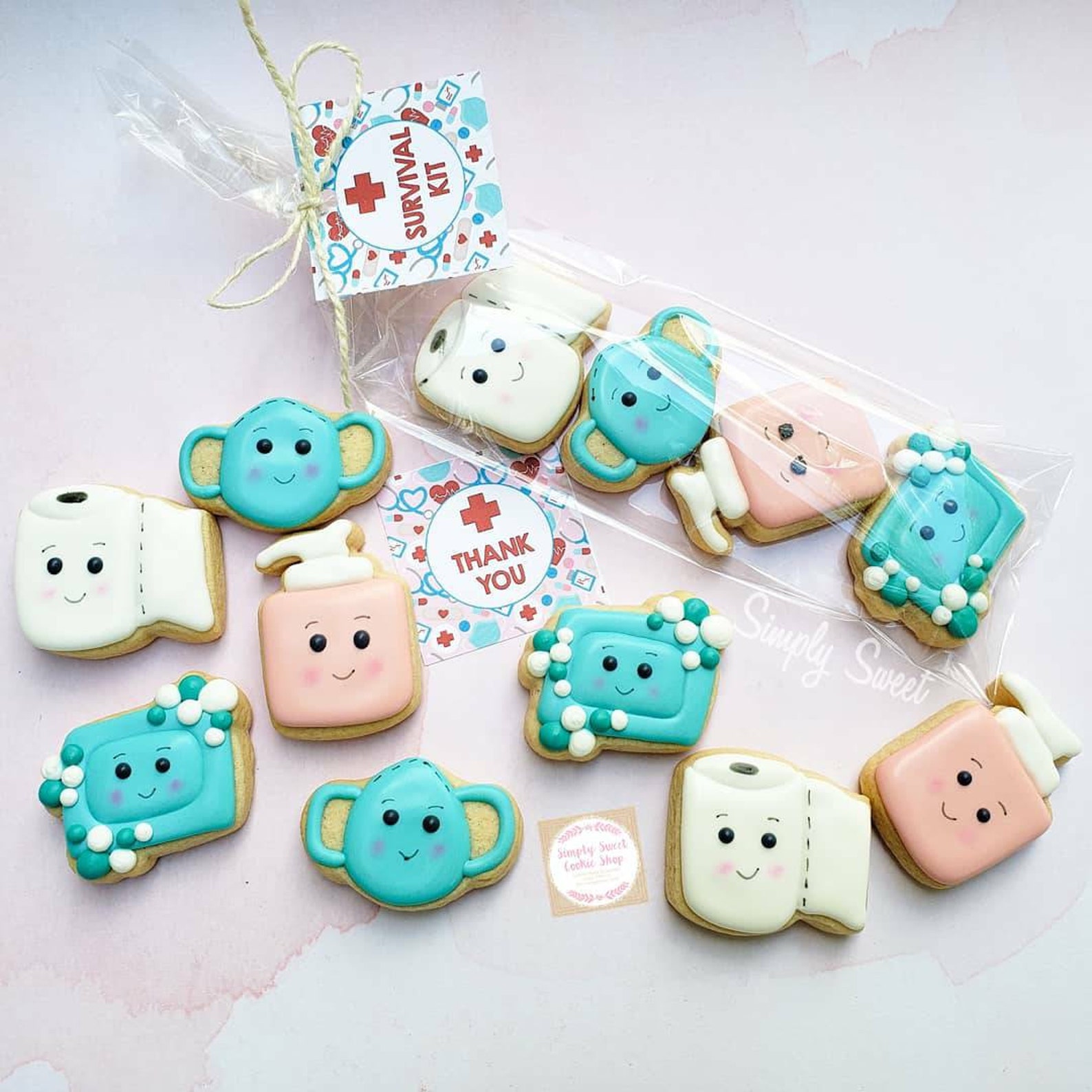 Virus Survival Kit 6 Packs of 4 Mini Sugar Cookies | Etsy