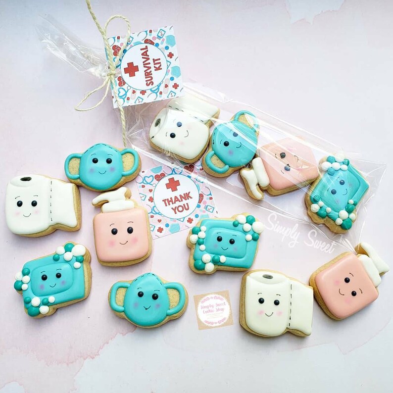 Virus Survival Kit 6 Packs of 4 Mini Sugar Cookies - Etsy