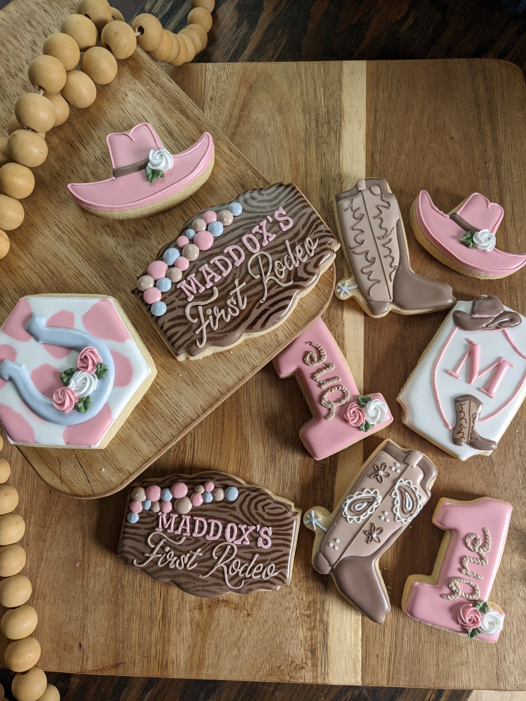 Cowboy, Rodeo Themed Cookies (36 Cookies) - Etsy