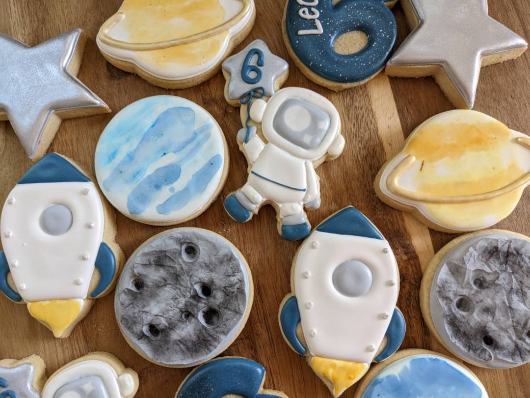 Space Themed Custom Listing (36 Cookies) - Etsy