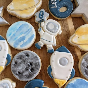 Space Themed Custom Listing (36 Cookies) - Etsy