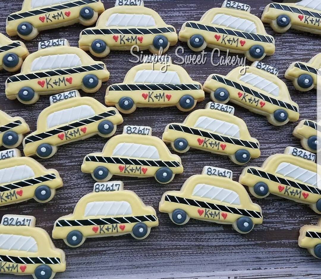 Taxi NYC Cookies (3 Dozen Cookies) - Etsy