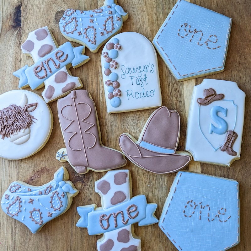 Western Theme Cookies - Etsy