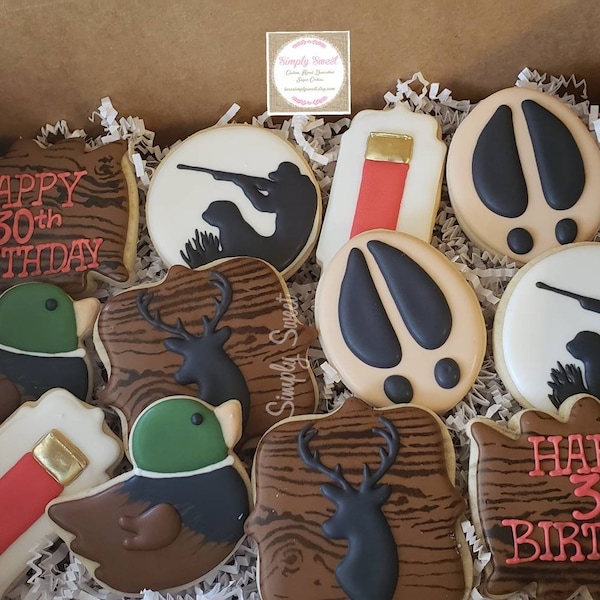 Hunting Cookies - Etsy