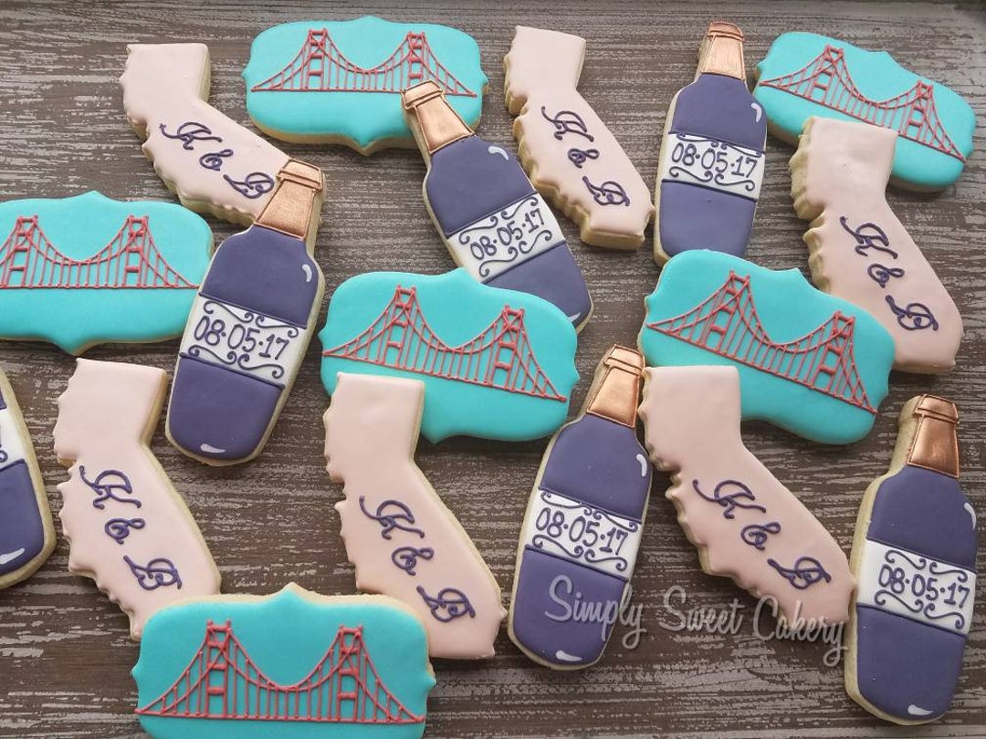 California Themed Cookies (36 Cookies) - Etsy