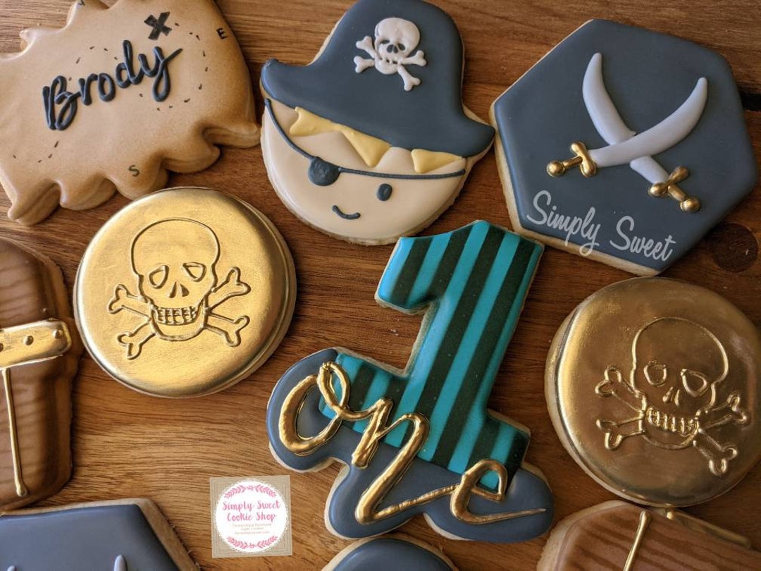 Pirate Cookies ( 48 Cookies) - Etsy