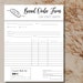 Sourdough Order Form, Bread Bakery Order Sheet, Printable Template ...