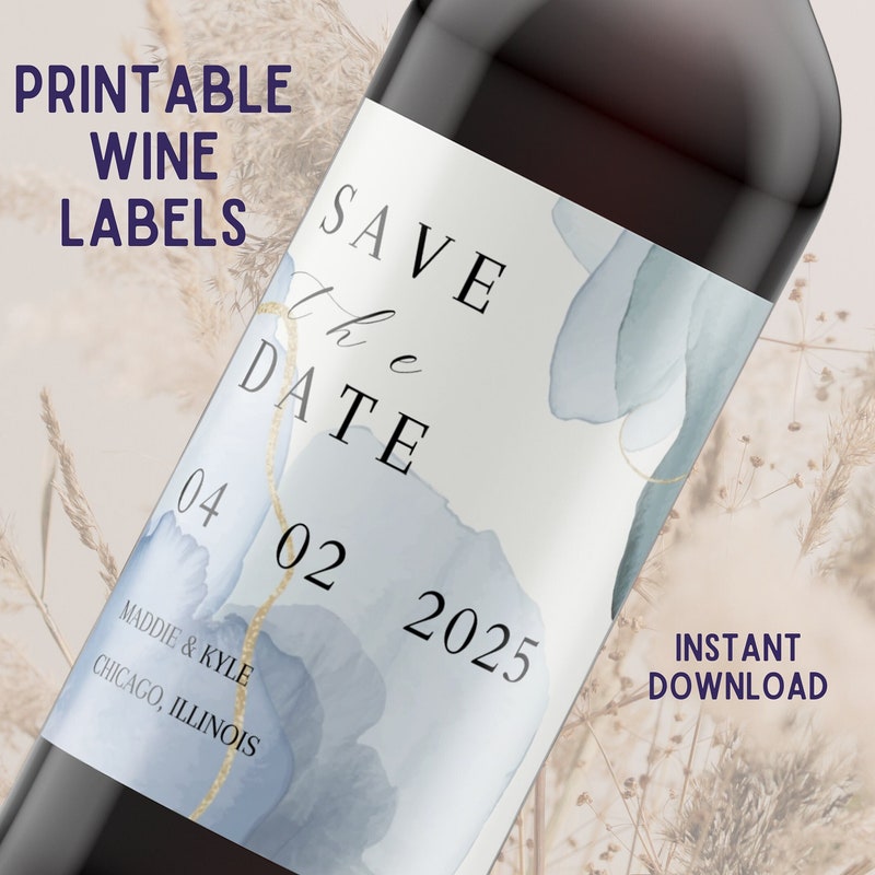 Save the Date Label - Etsy