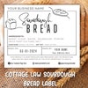 Sourdough Order Form, Bread Bakery Order Sheet, Printable Template ...