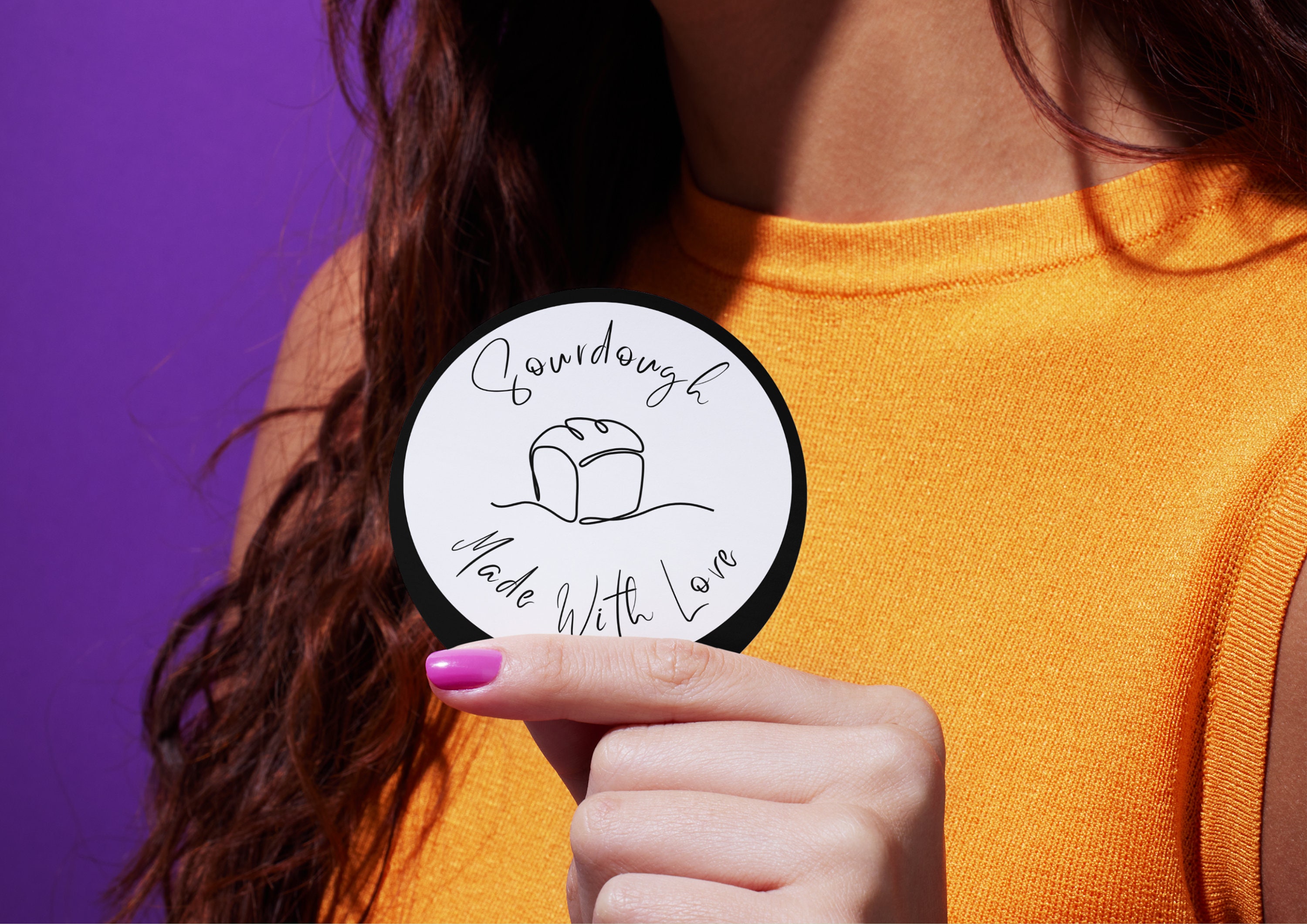 Sourdough Stickers, DIY Printable Bread Stickers; Simplistic Design for ...