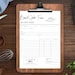 Sourdough Order Form, Bread Bakery Order Sheet, Printable Template ...