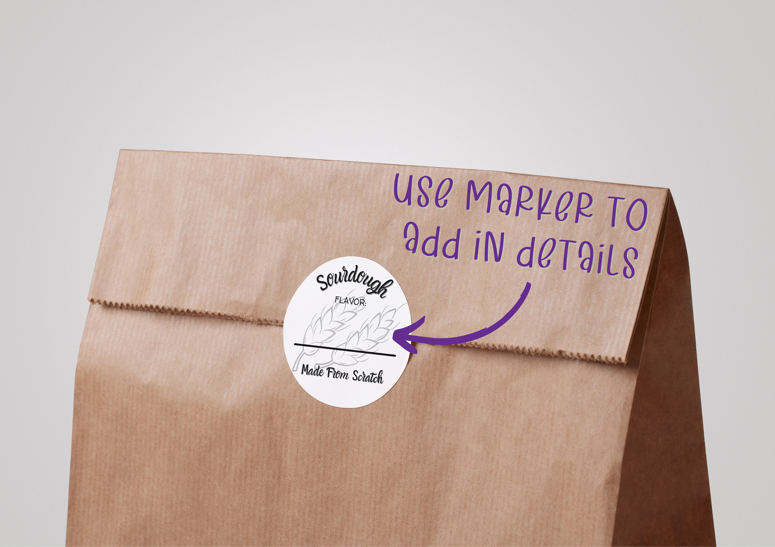 Sourdough Stickers, DIY Printable Bread Stickers; Simplistic Design for ...