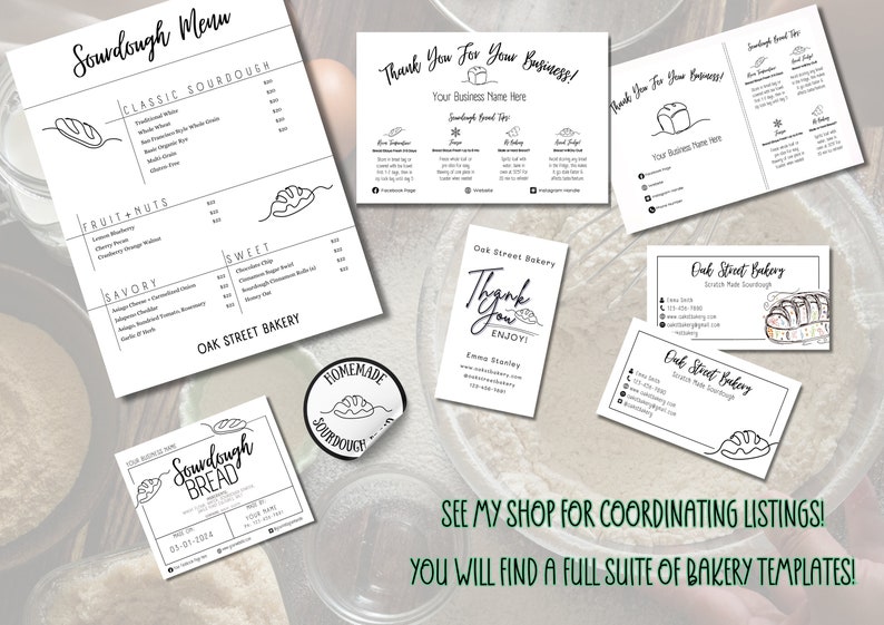 Fall Promo Flyer for Sourdough Bakery, Discount and Seasonal Bread ...